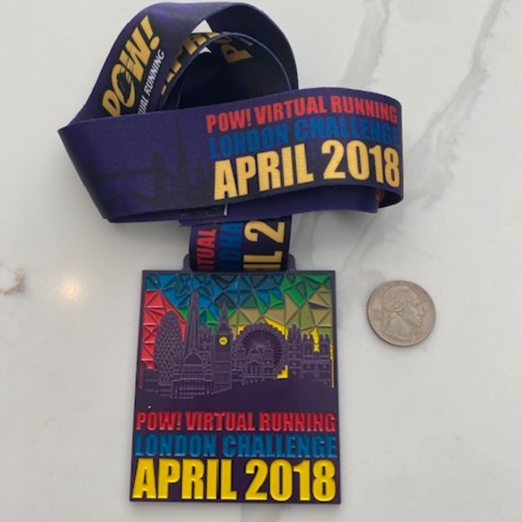 POW Virtual running | Games | Pow Virtual Running Medal London ...